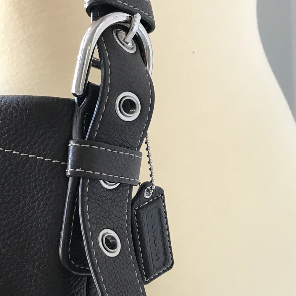 Coach Chocolate Leather Duffle F15064 Shoulder Bag - Gem